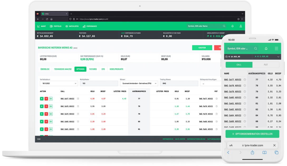 Web Trading 2025 | Handeln im Browser mit dem Webtrader LYNX+